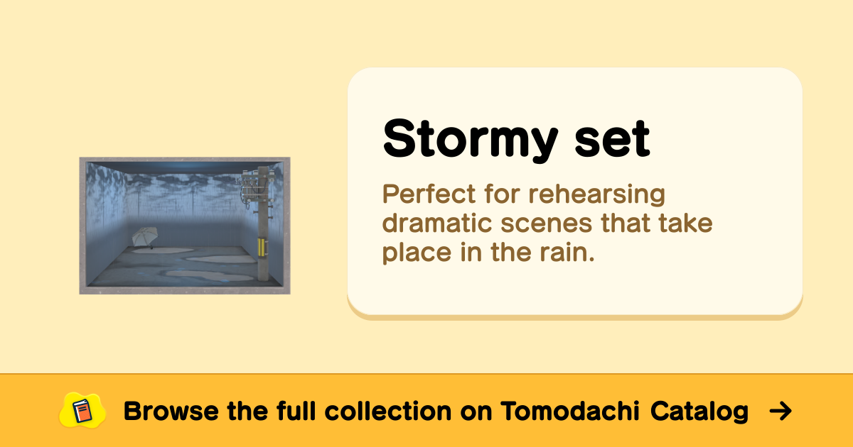 Stormy set · Tomodachi Life Interior Sets - Animal Crossing World