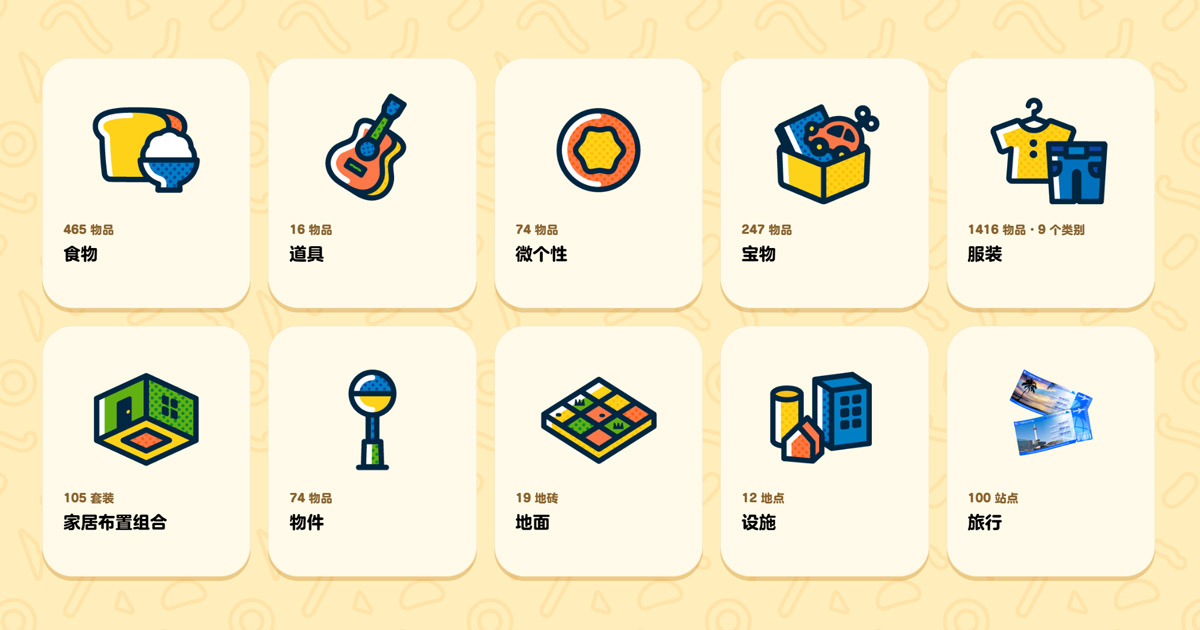 Tomodachi Life 朋友收集 头部装饰 图鉴 - Animal Crossing World