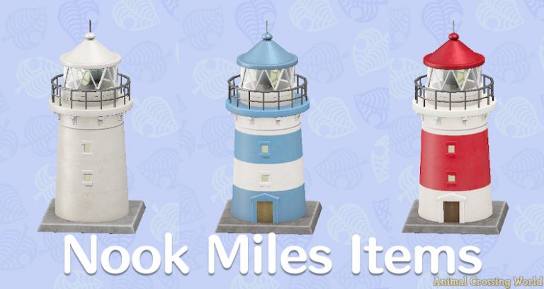 Nook Miles Outdoor Furniture Rewards: Every Item & Color Variant in ...