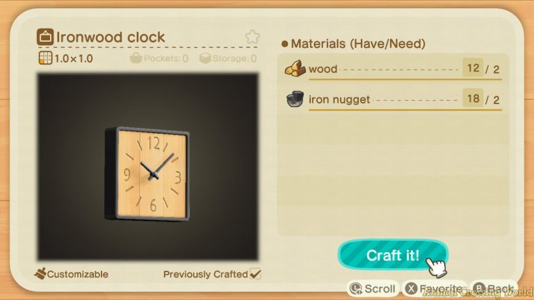 Ironwood Furniture Set: How to Craft & Get All Items (Variations) in ...