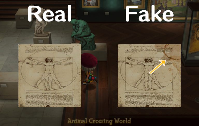 Redd’s Paintings & Statues: Real vs Fake Art Guide for Animal Crossing ...