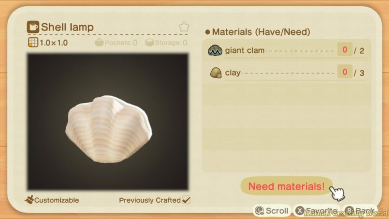 Shell Furniture Set: How to Craft & Get All Items + Variations in ...