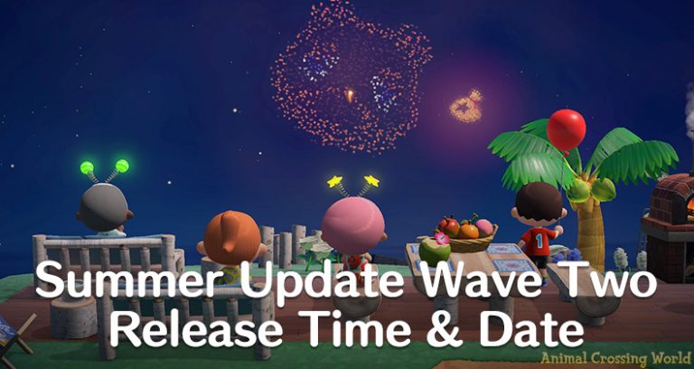 Animal Crossing: New Horizons Summer Update Wave Two Release Time ...