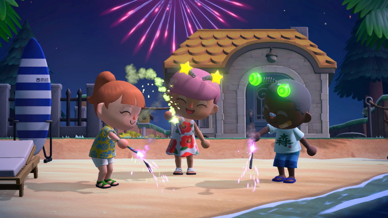 August Fireworks Show Event: Redd Raffle Prizes, Isabelle Boppers ...