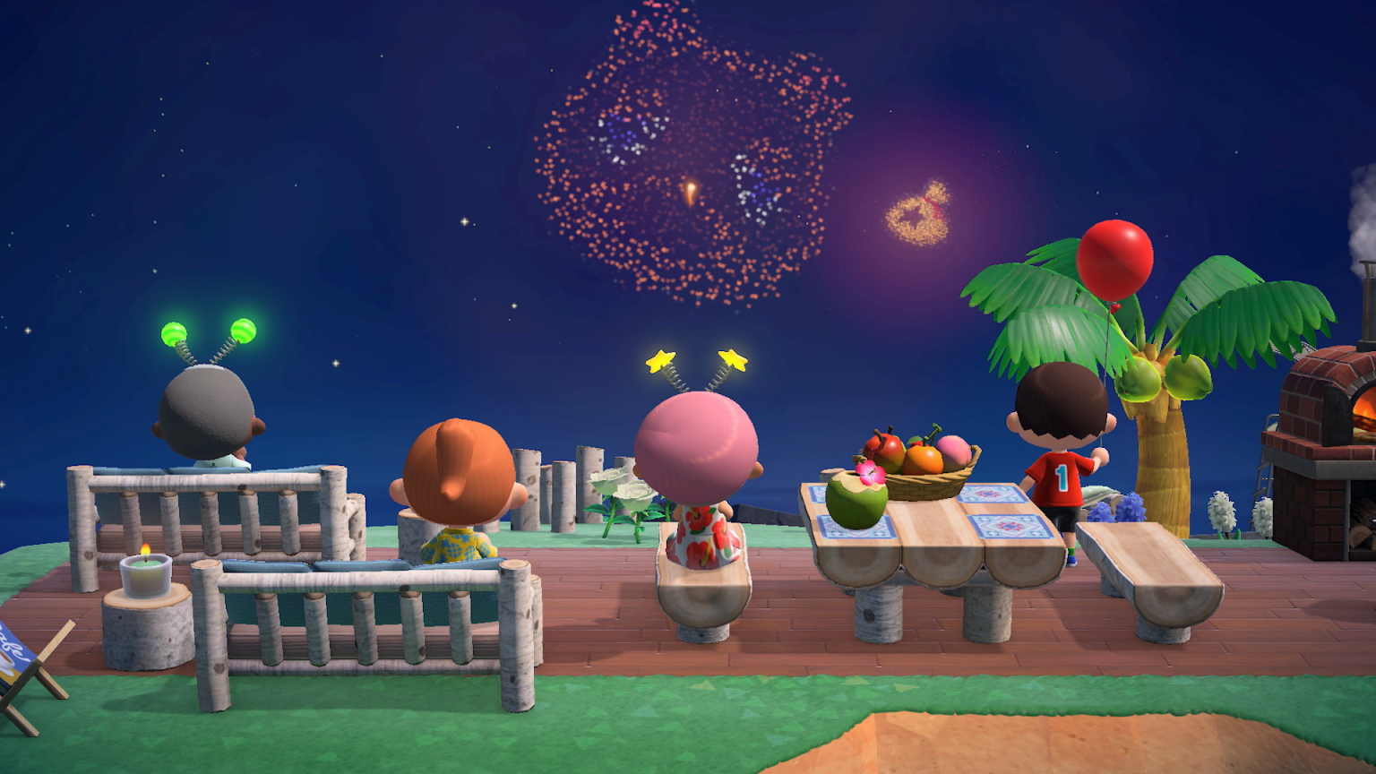 August Fireworks Show Event: Redd Raffle Prizes, Isabelle Boppers ...