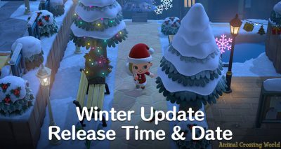 Animal Crossing: New Horizons November Winter Update Release Time ...