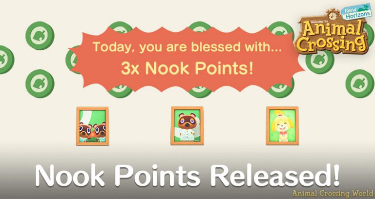 New Nook Points Currency & Prizes Now Available In Animal Crossing: New ...