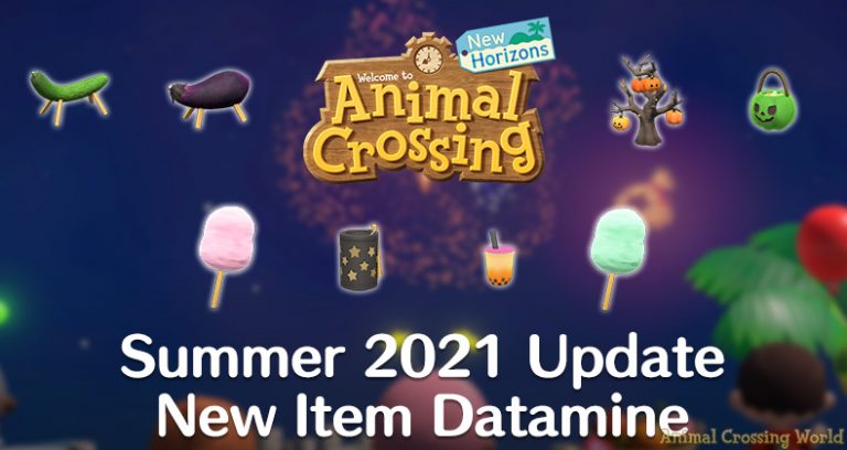 All New Items In Summer 2021 Animal Crossing: New Horizons Update ...